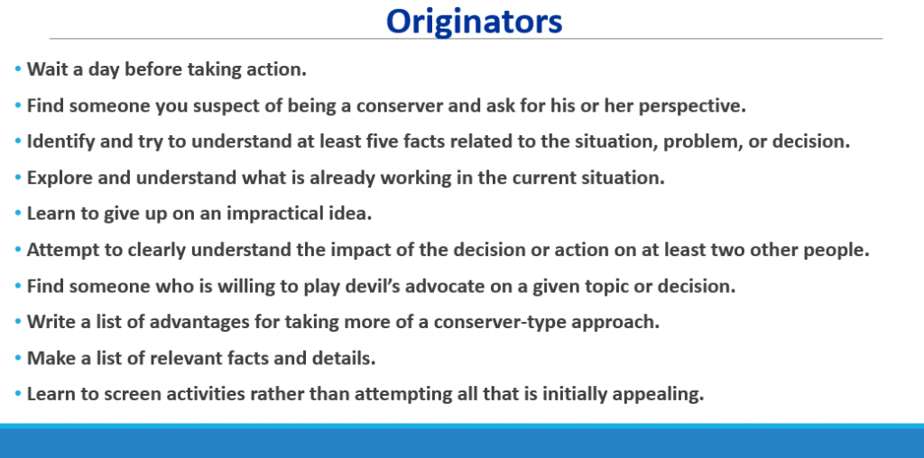 to do originator - OKA